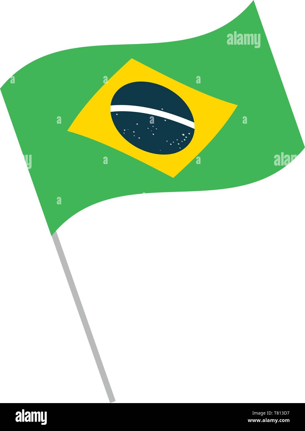 brazil flag symbol Stock Vector Image & Art - Alamy