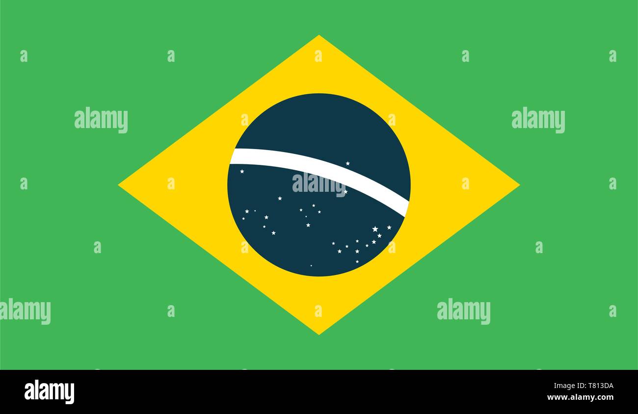 brazil flag emblem Stock Vector Image & Art - Alamy