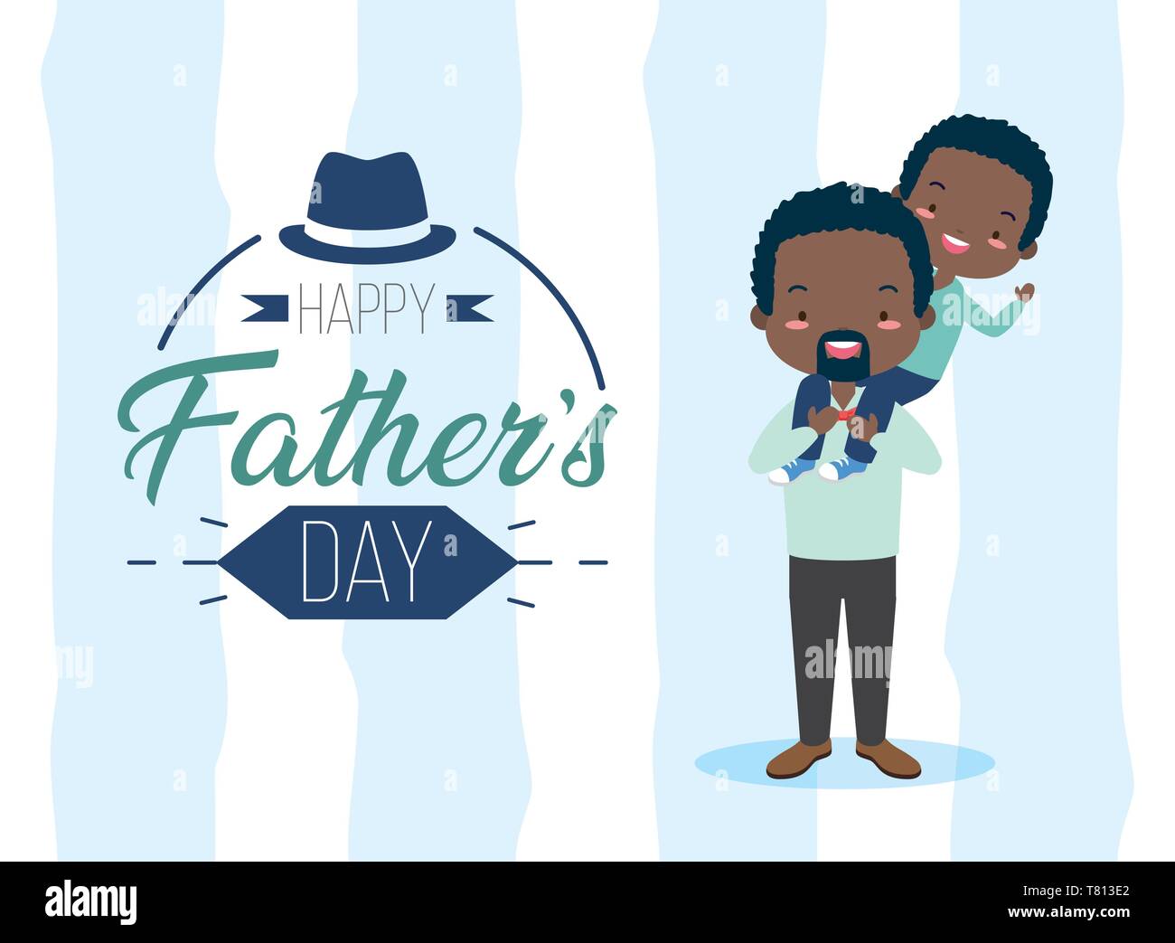 happy fathers day Stock Vector Image & Art - Alamy