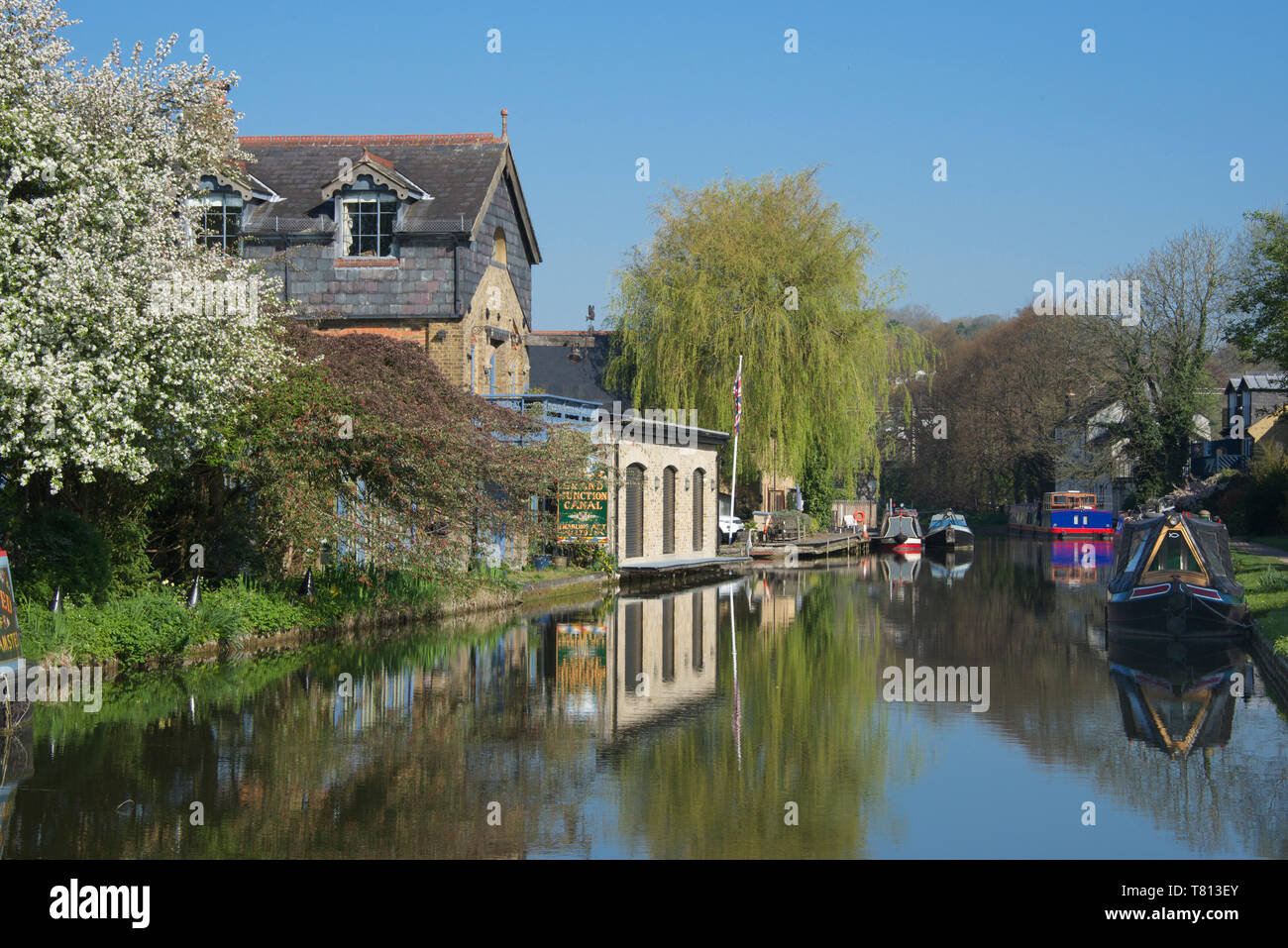 Grand Union Canal Berkhamsted Hertfordshire England Stock Photo - Alamy