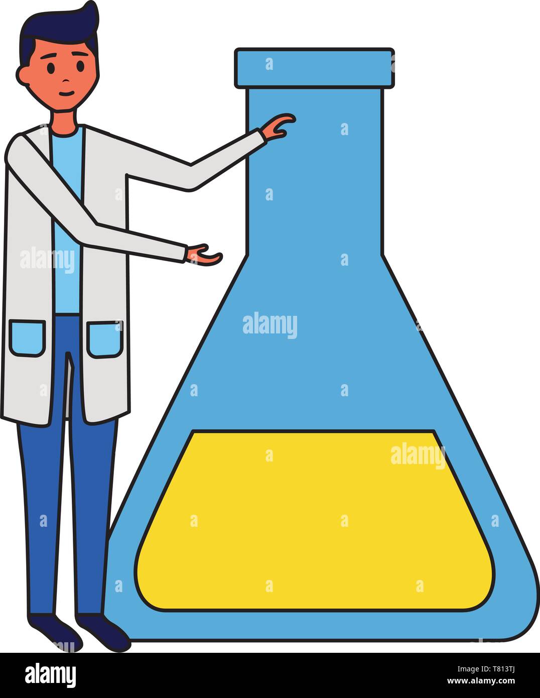 doctor test tube Stock Vector Image & Art - Alamy