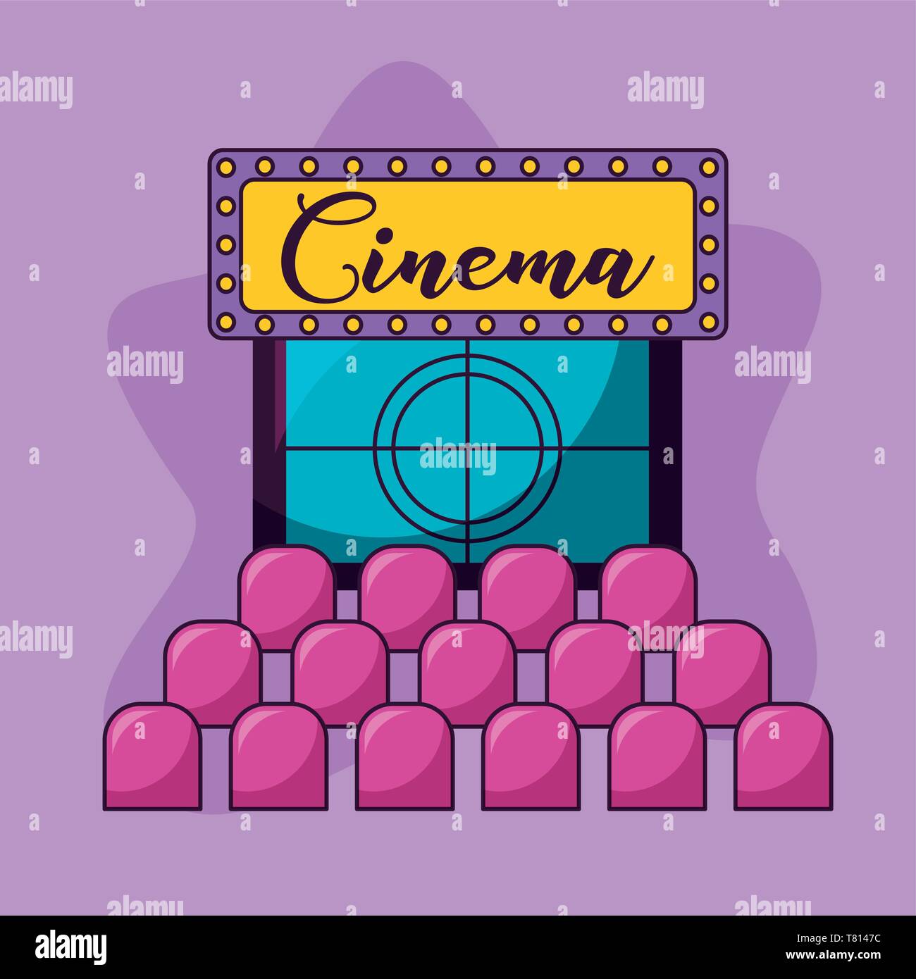 cinema movie design Stock Vector Image & Art - Alamy