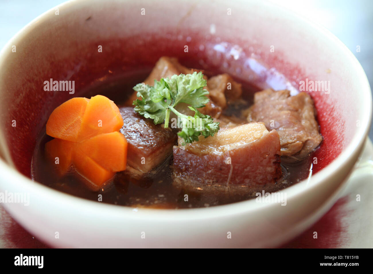 boiled pork roast Stock Photo - Alamy