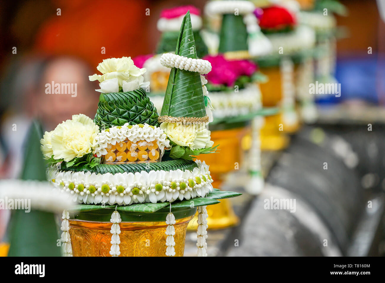 the sacrifice objects for Thai sacrifice religion event, in the north ...
