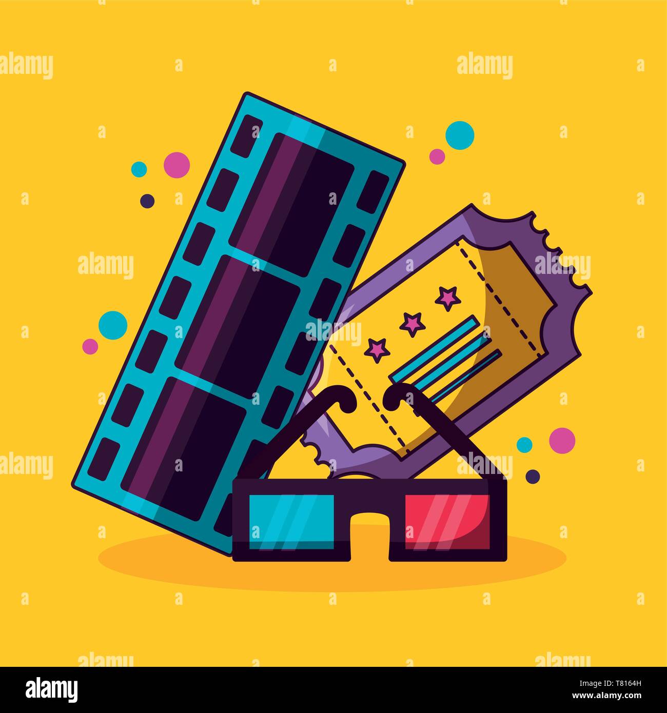 cinema movie design Stock Vector Image & Art - Alamy