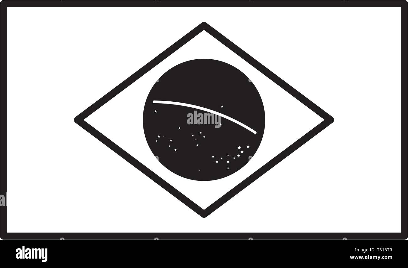 brazil flag emblem Stock Vector Image & Art - Alamy