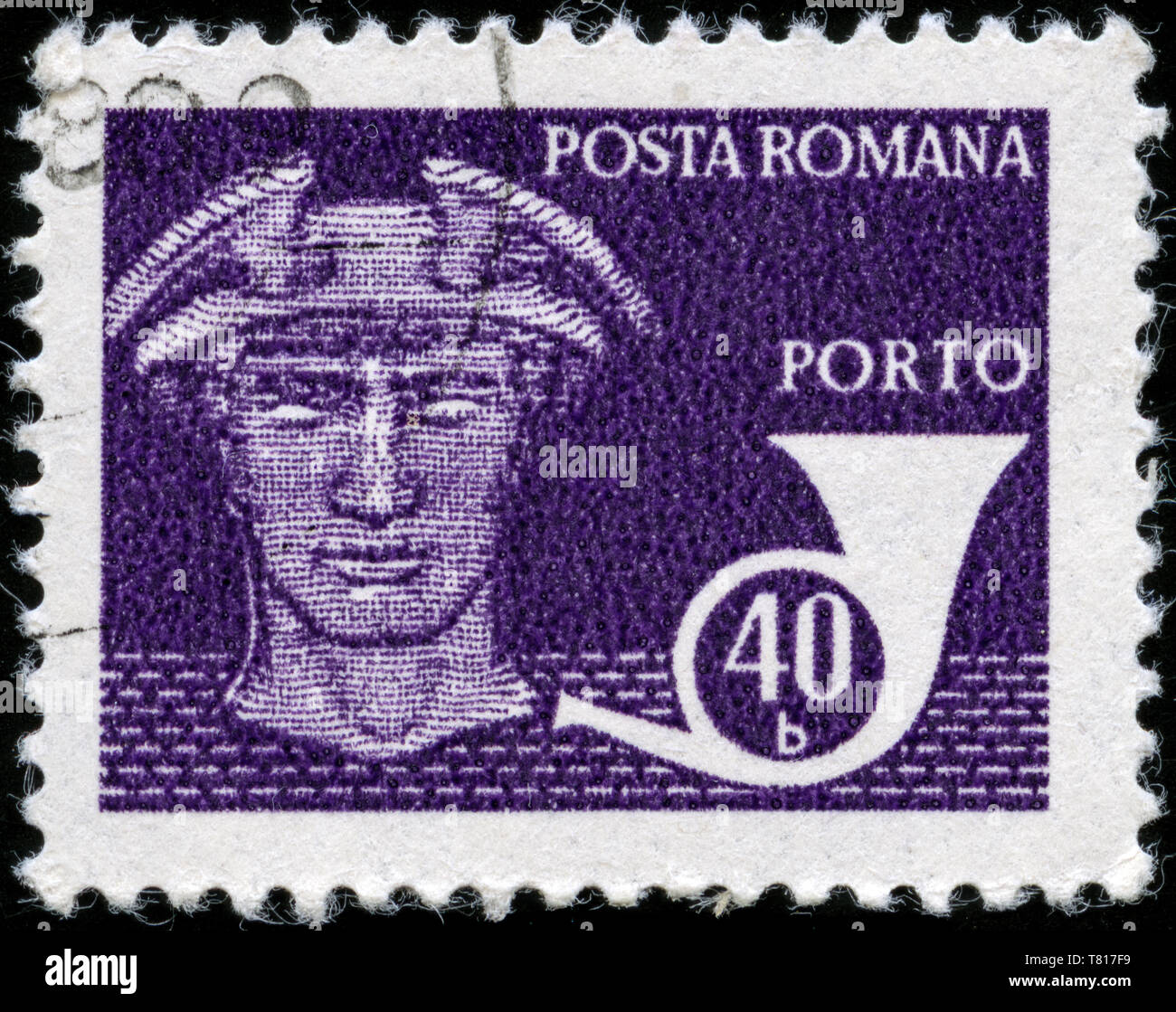 Postage stamp from Romania in the Post and telecommunications III ...