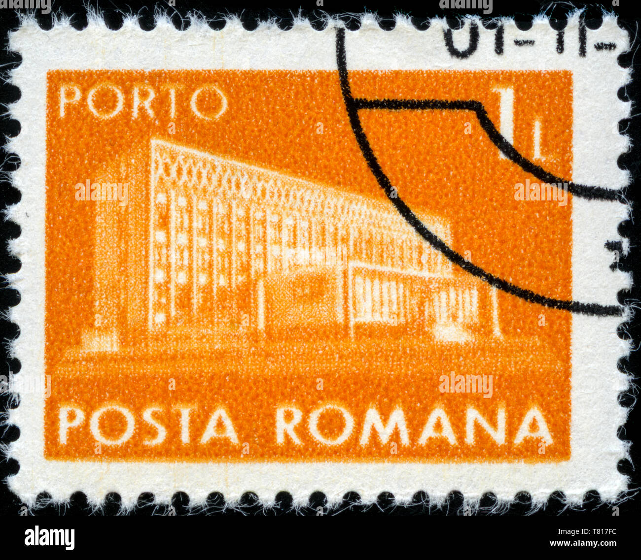 Romania post stamp hi-res stock photography and images - Alamy
