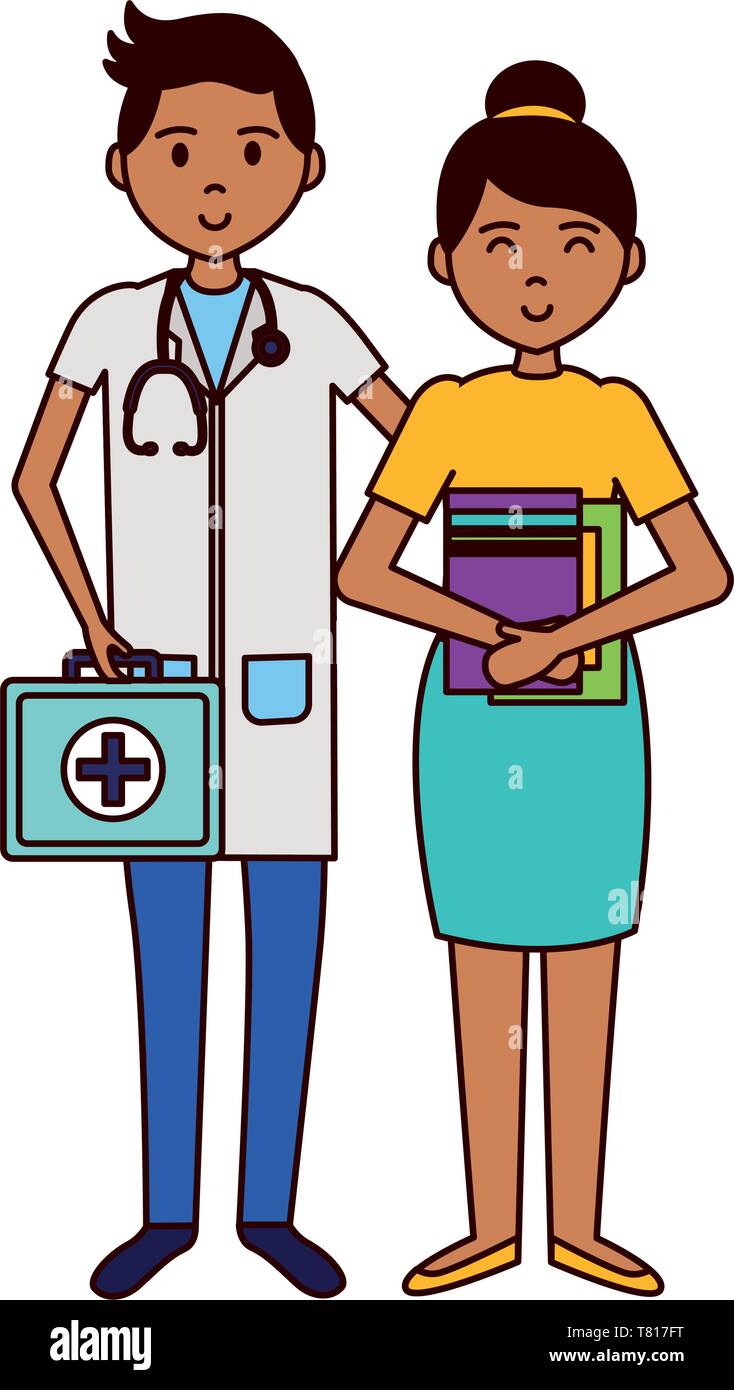 doctor and teacher woman Stock Vector Image & Art - Alamy