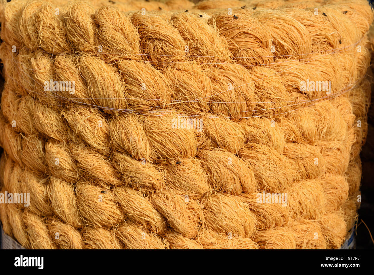 Indian traditional sweet food Fini or Pheni on the street. Rajasthan ...
