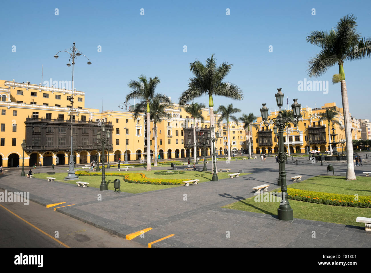 la municipalidad de lima municipal building city hall on plaza mayor ...
