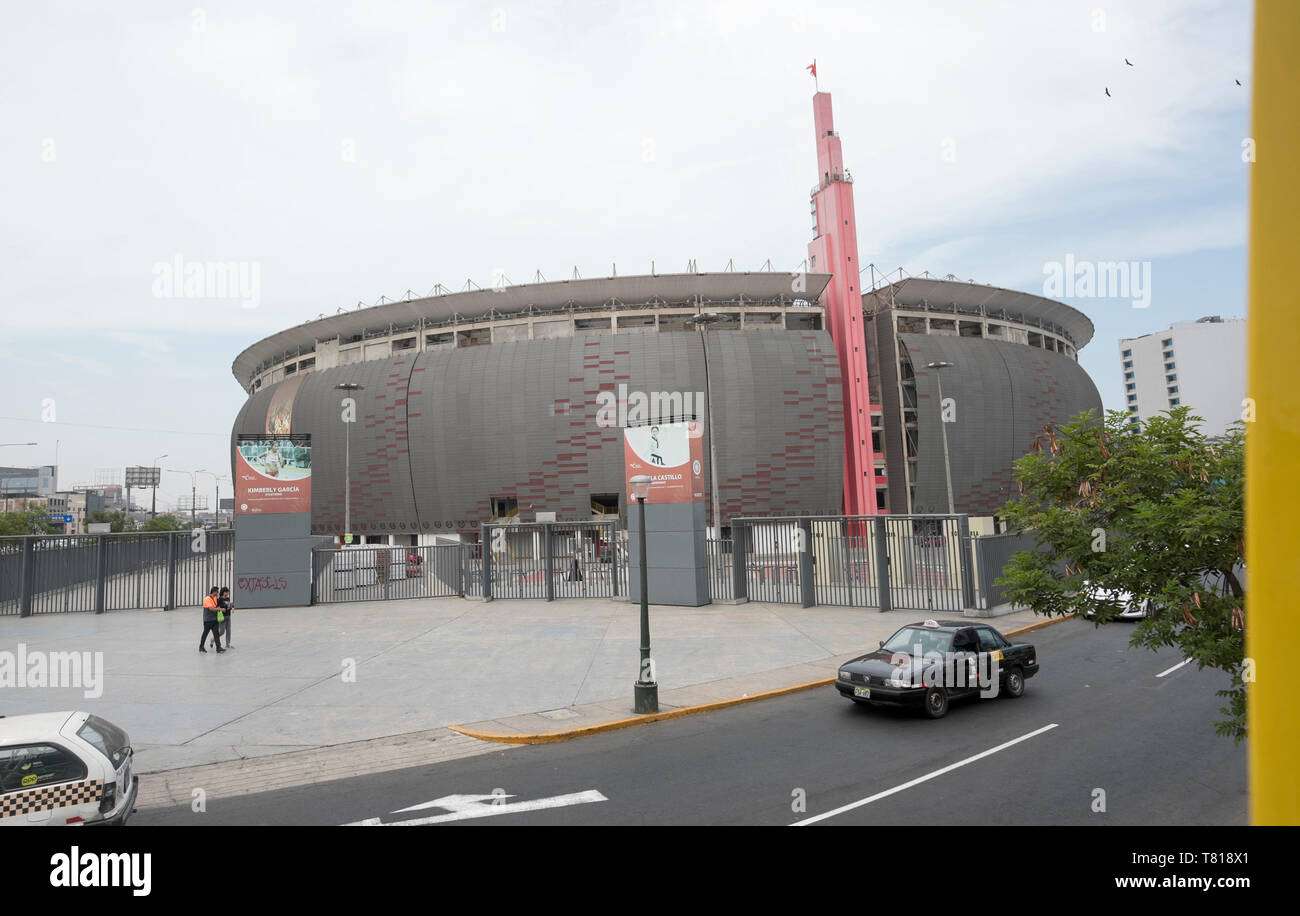 Estadio Nacional Lima Peru. The National Stadium of Peru, popularly ...