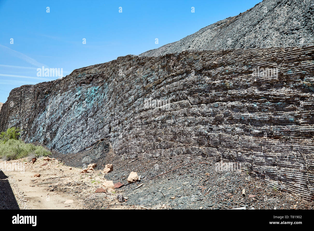 Debris leftover from the copper mining industry Stock Photo - Alamy