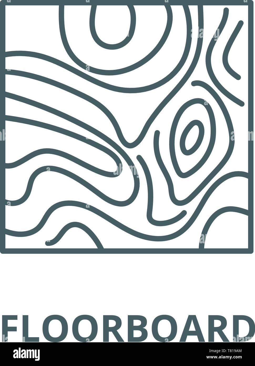 Floorboard vector line icon, linear concept, outline sign, symbol Stock Vector Image & Art - Alamy