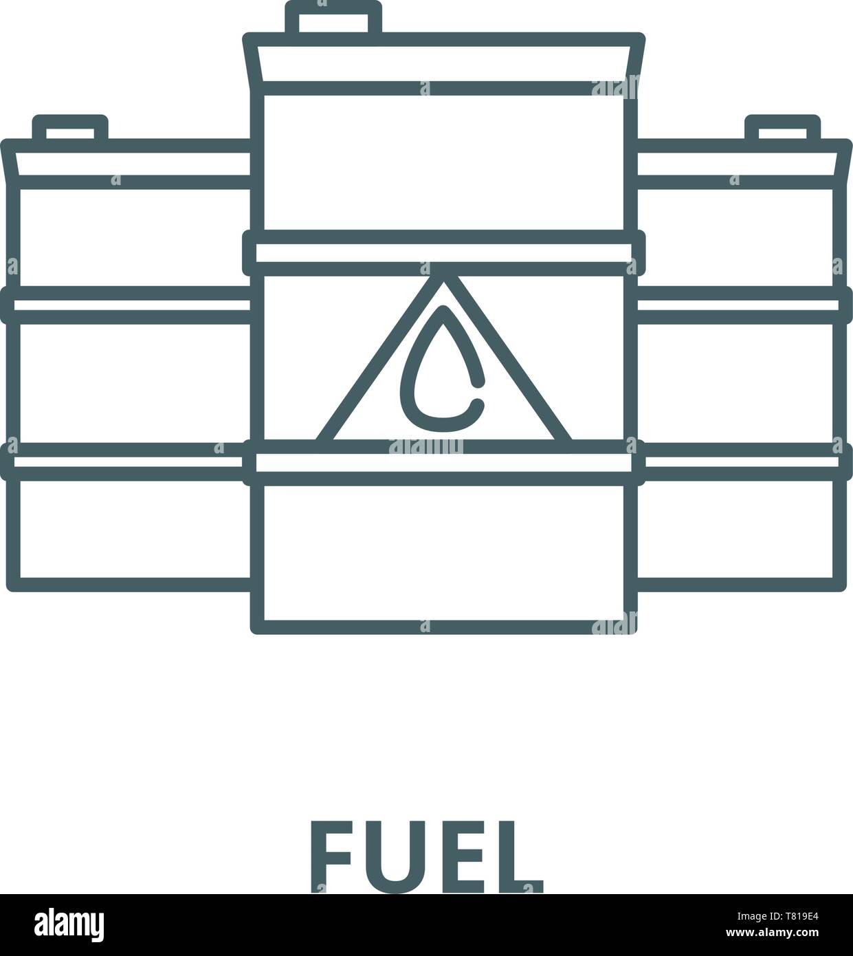 Fuel vector line icon, linear concept, outline sign, symbol Stock ...
