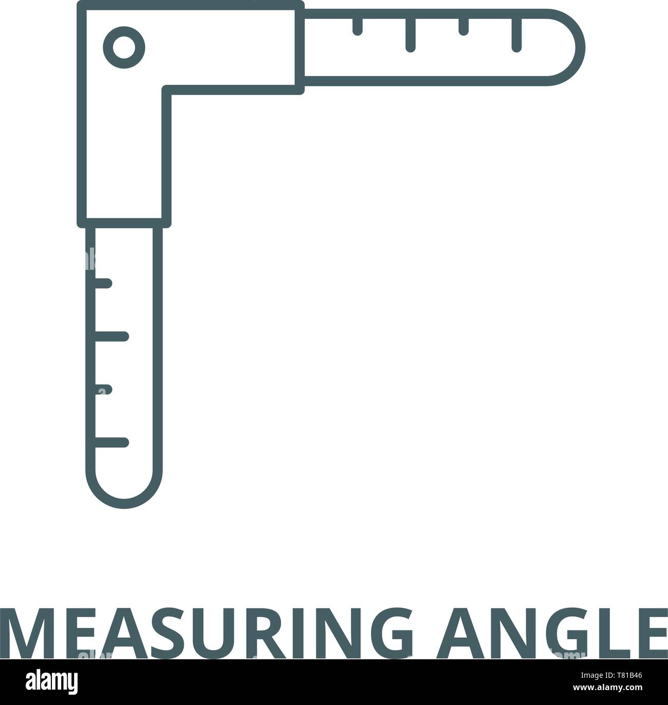 White depth measuring ruler Stock Vector Images - Alamy