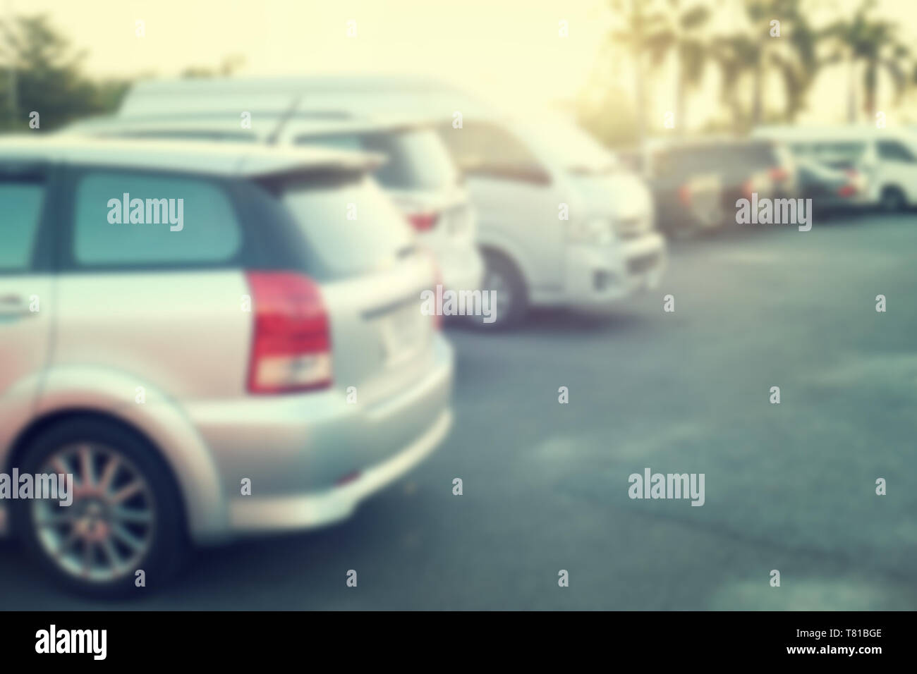 Red car parked in garage hi-res stock photography and images - Alamy