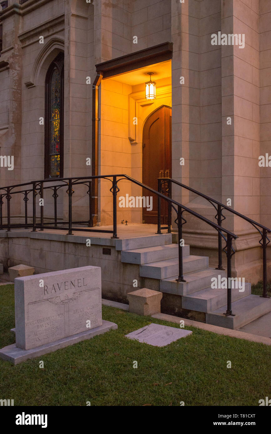 The Trinity Episcopal Cathedral is a Gothic Revival church, churchyard ...