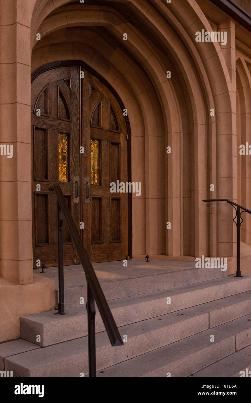 The Trinity Episcopal Cathedral is a Gothic Revival church, churchyard ...