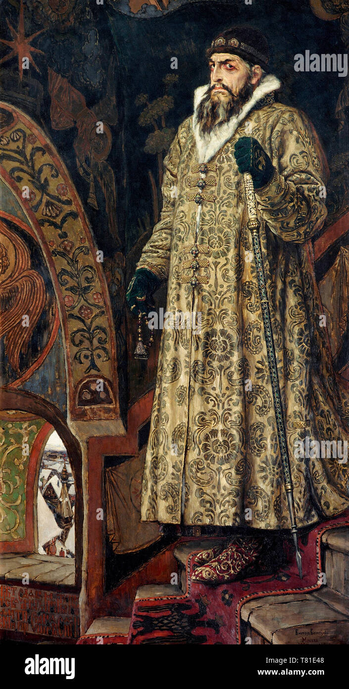 Tsar Ivan The Terrible - Viktor Vasnetsov, painted 1897 Stock Photo - Alamy