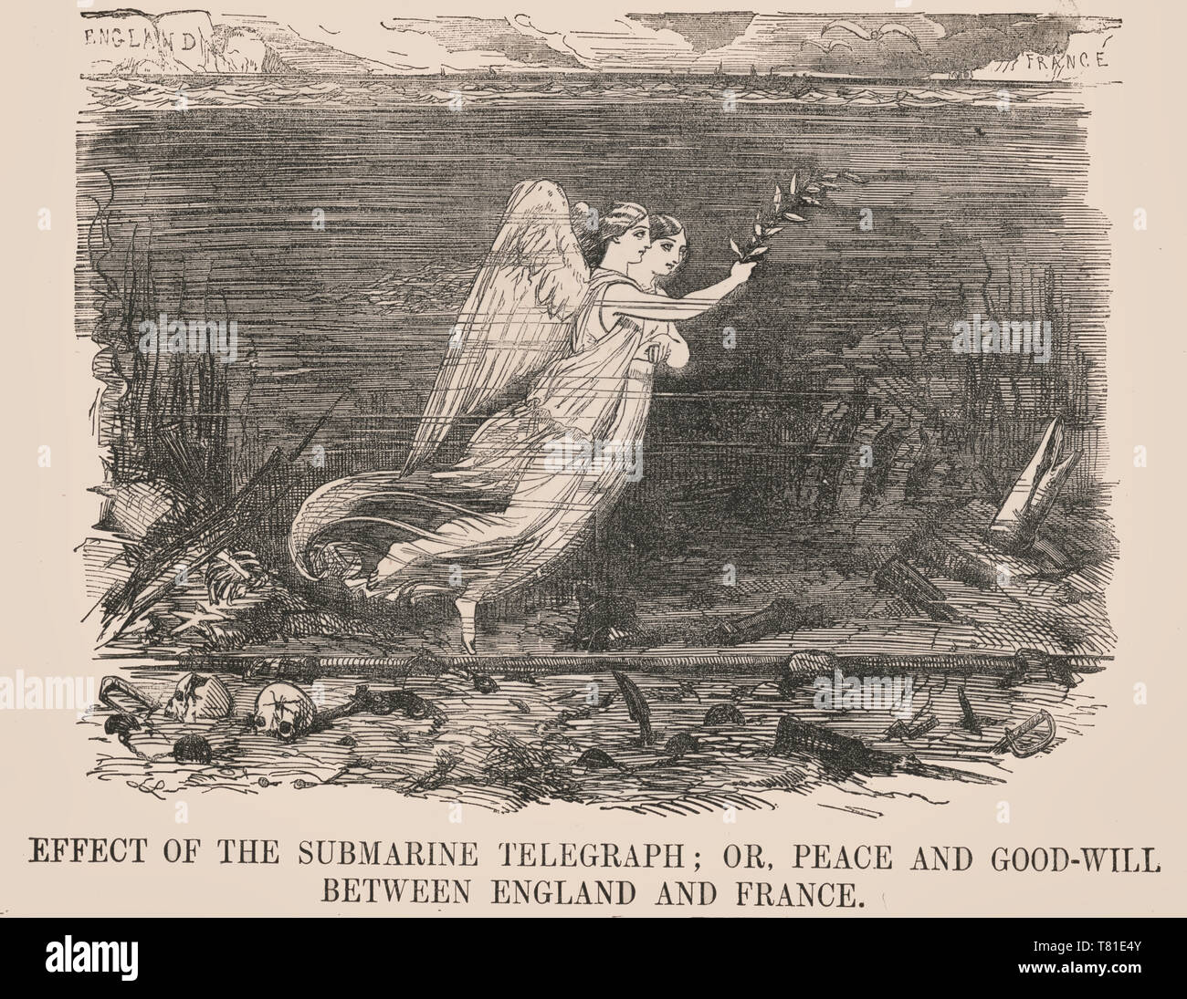 Effect of the submarine telegraph; or peace and good-will between ...