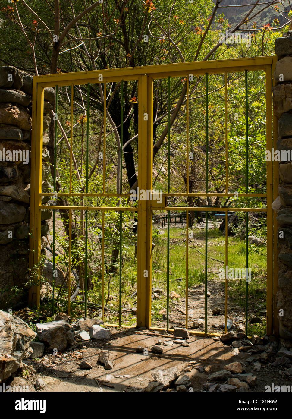 Old iron gate of darden Stock Photo - Alamy