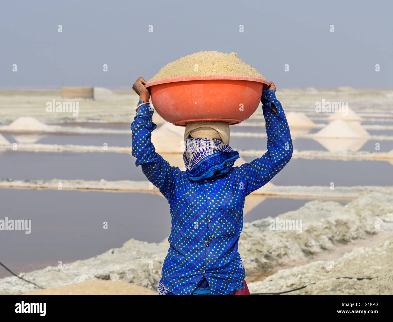 India woman water pot lake hi-res stock photography and images - Alamy