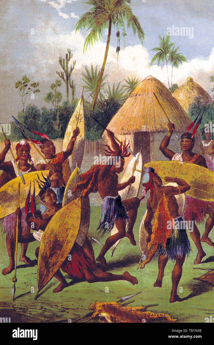 African war dance hi-res stock photography and images - Alamy
