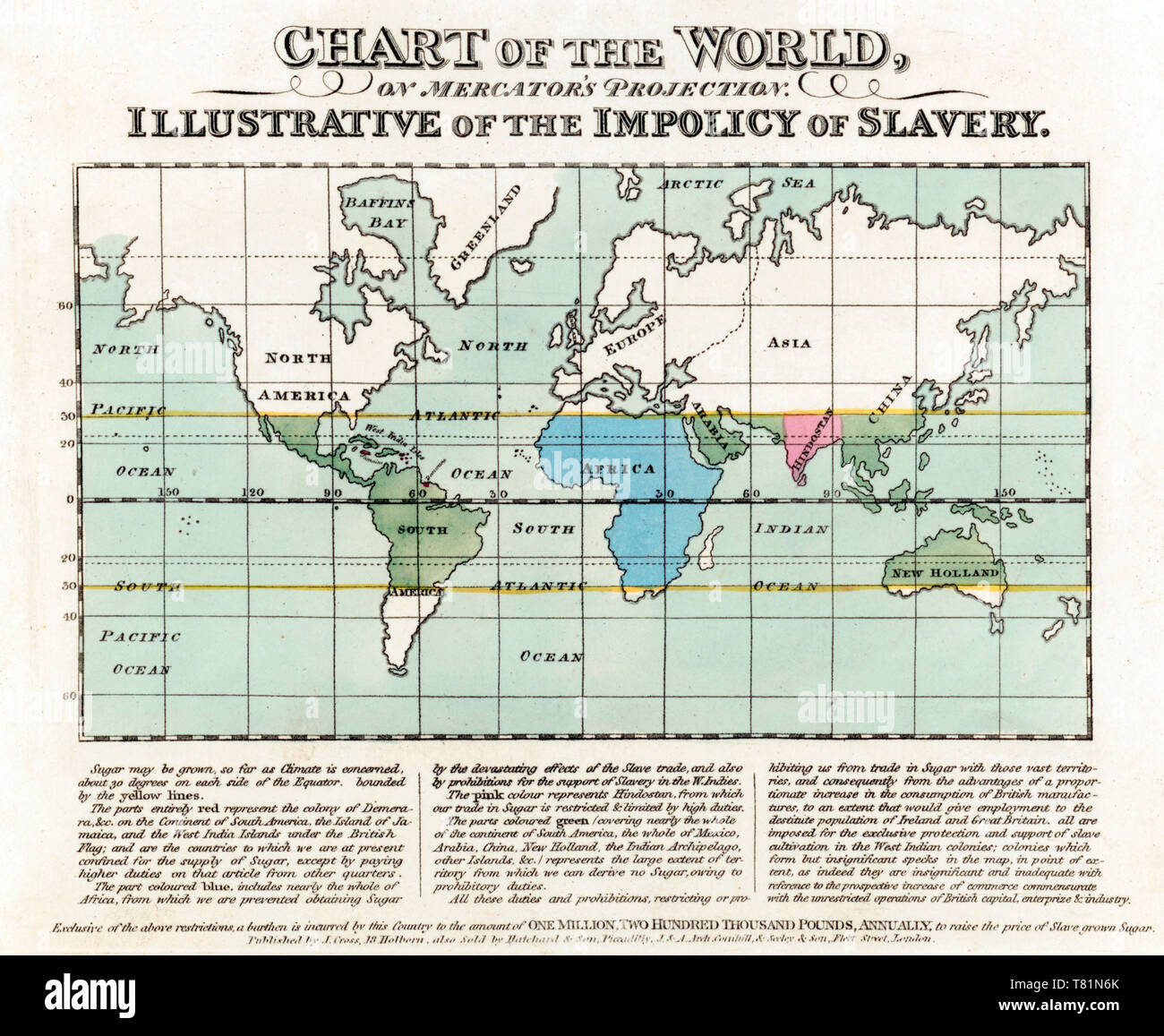 Map world 19th century hi-res stock photography and images - Alamy