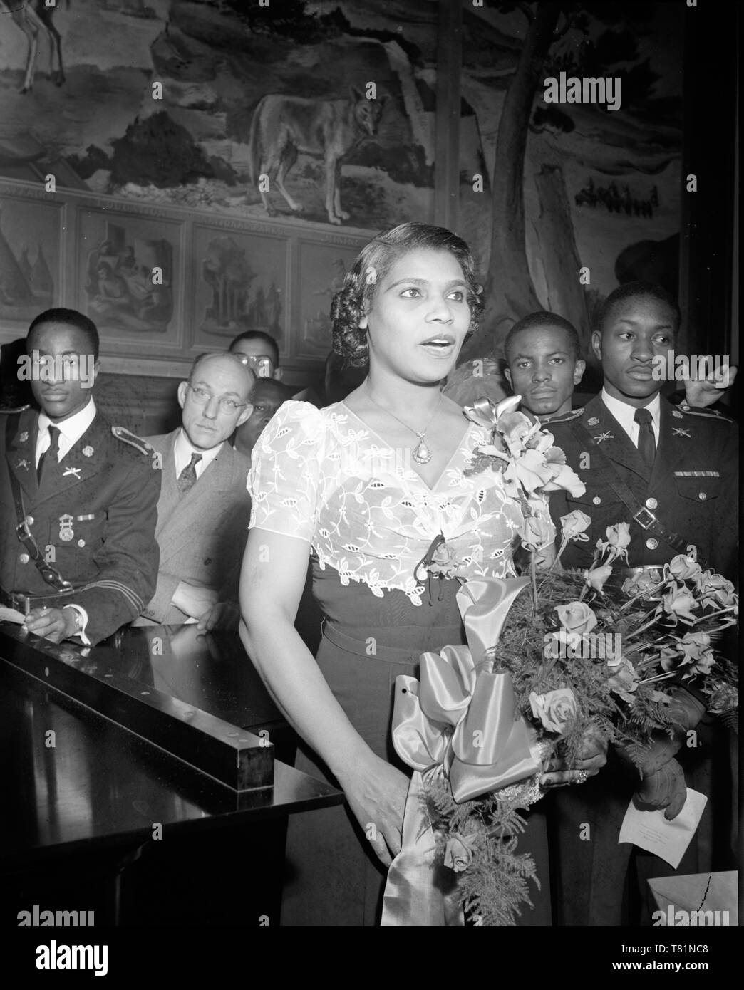Marian Anderson, American Singer Stock Photo - Alamy