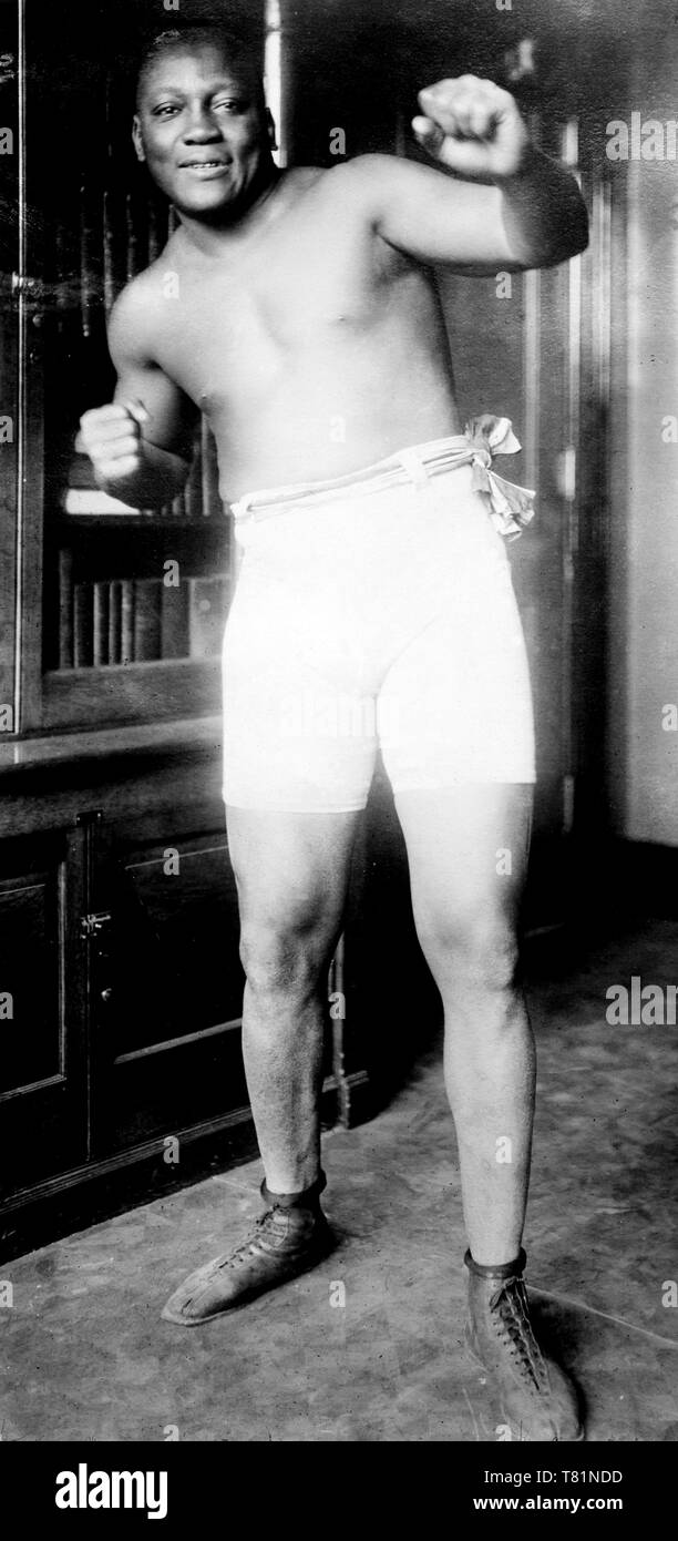 Young Jack Johnson Boxer