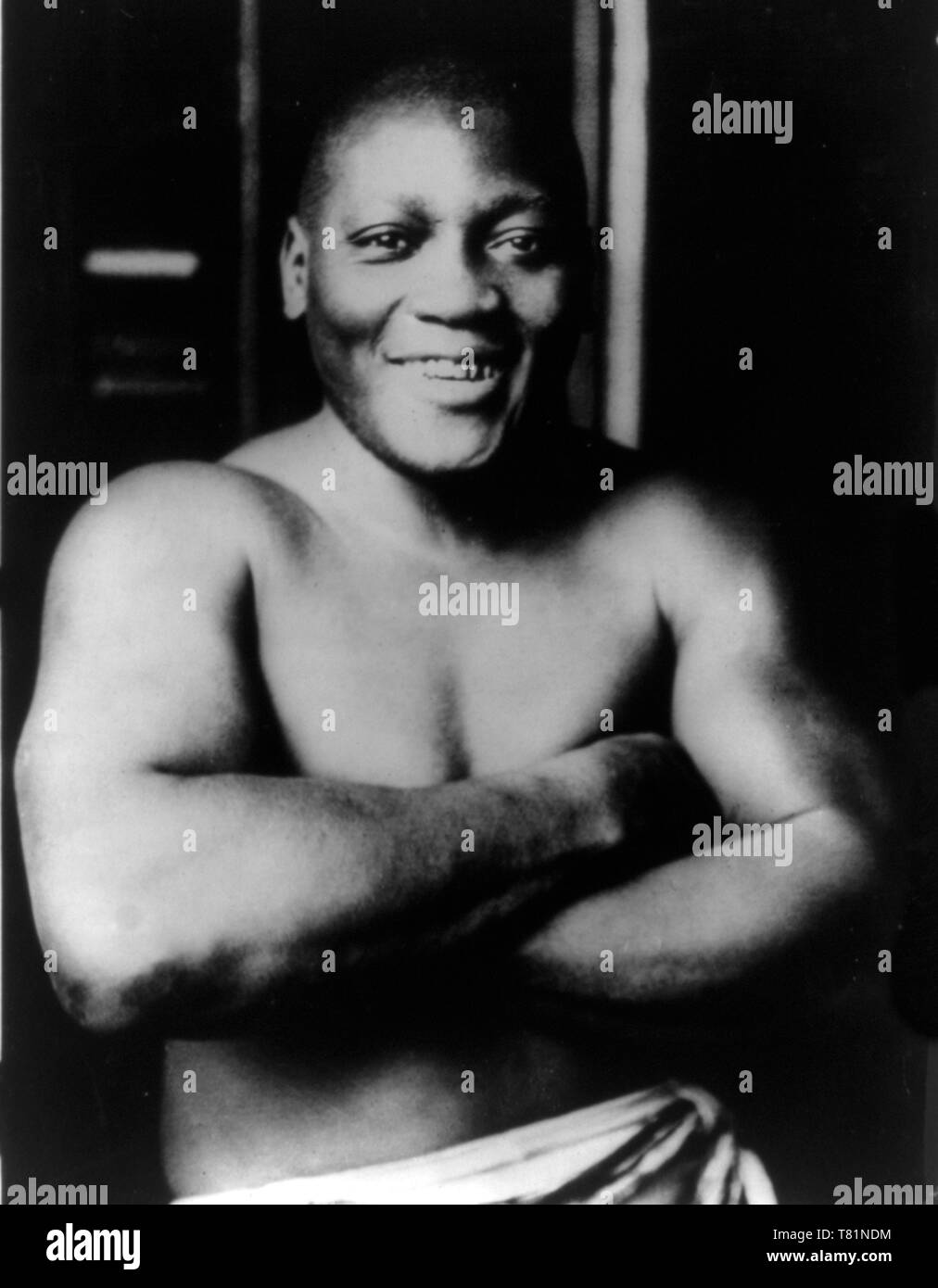 Jack Johnson, American Boxer Stock Photo - Alamy