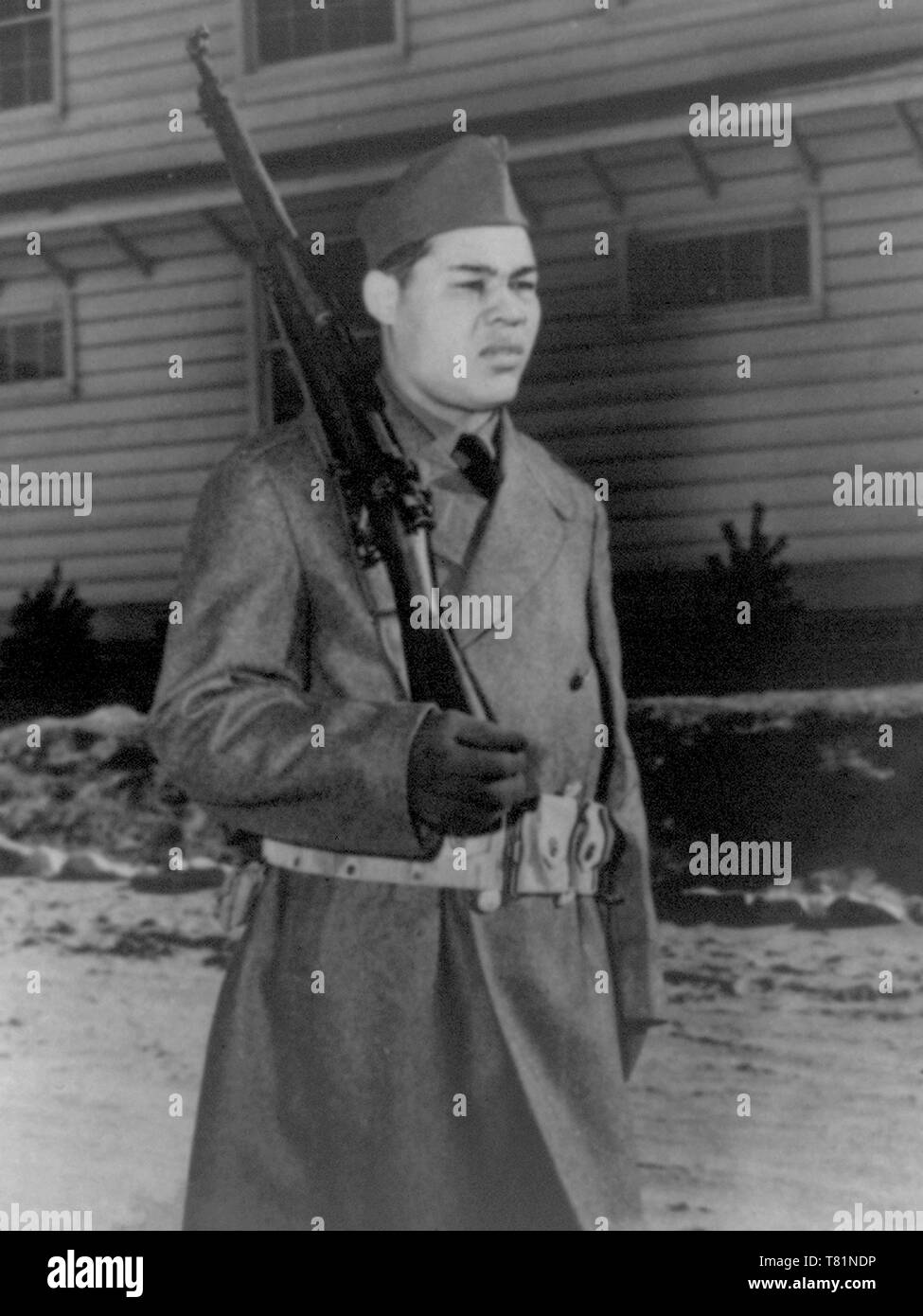 WWII, Joe Louis On Guard Duty, 1942 Stock Photo - Alamy
