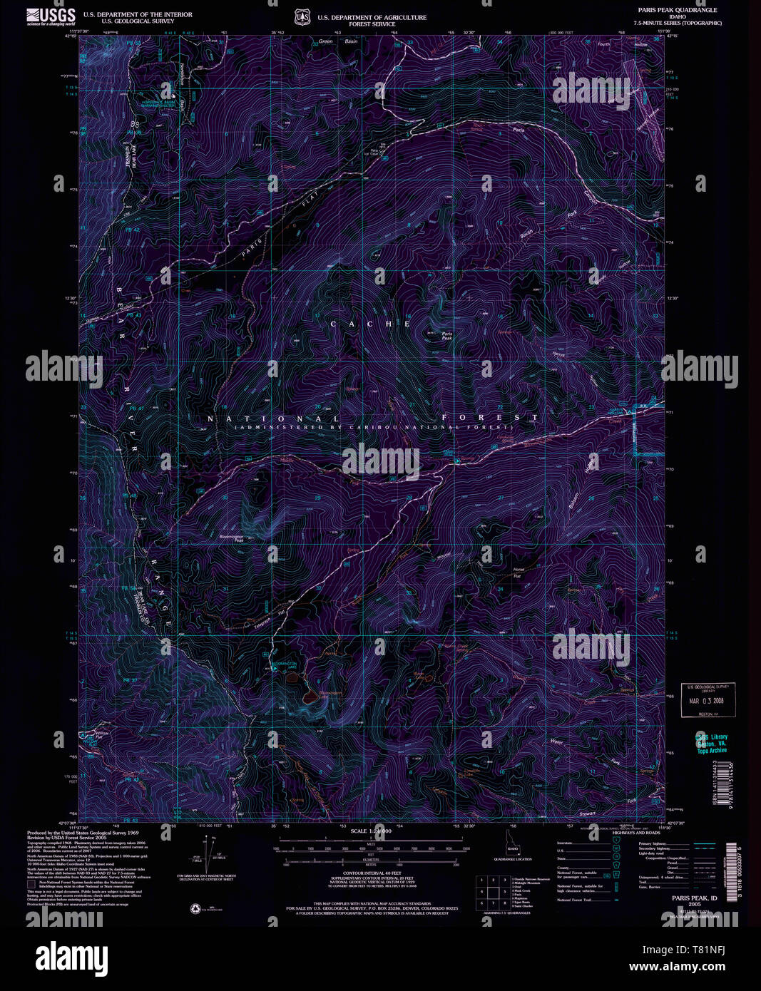 Map of paris 2005 hi-res stock photography and images - Alamy