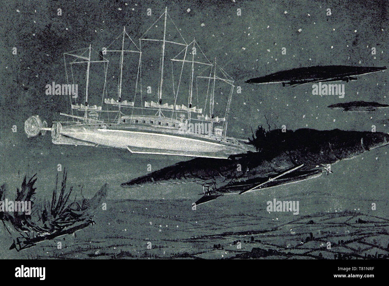 Science Fiction, The Angel of the Revolution, 1893 Stock Photo - Alamy