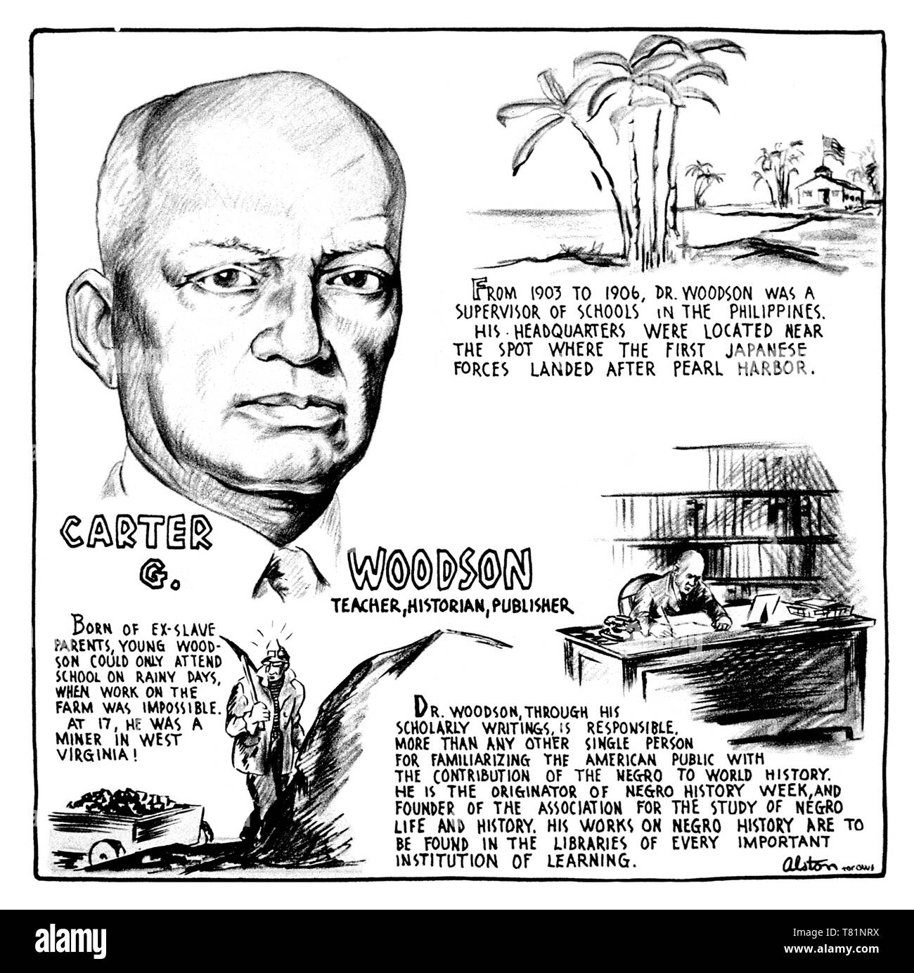 Printable Coloring Pages Of Carter G Woodson