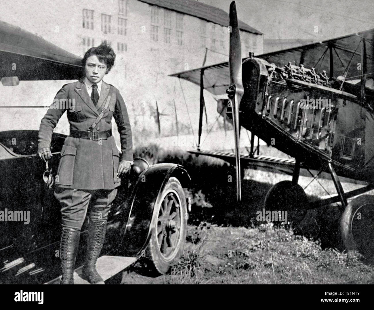 Bessie Coleman, American Aviator Stock Photo - Alamy