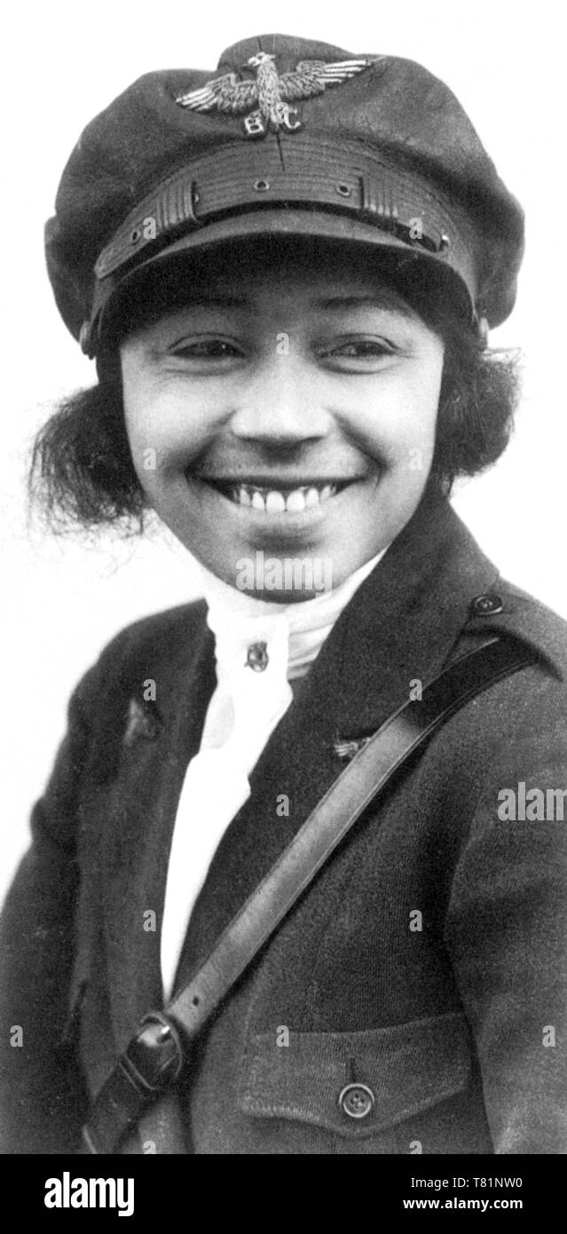 Bessie Coleman, American Aviator Stock Photo - Alamy