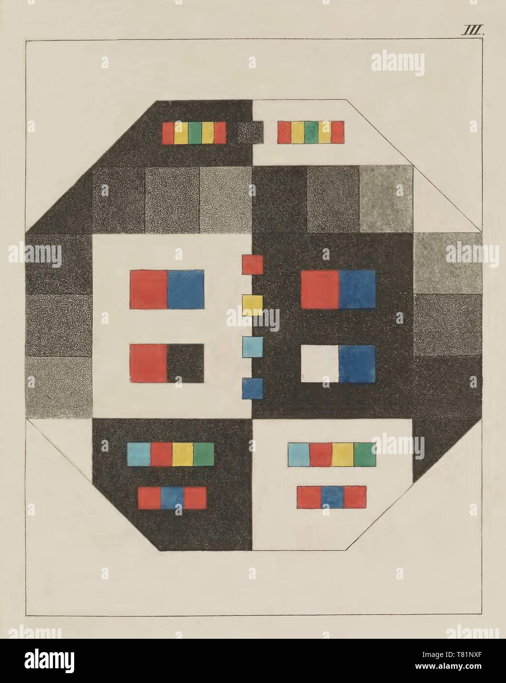 Johann von Goethe, Theory of Colors, 1810 Stock Photo - Alamy