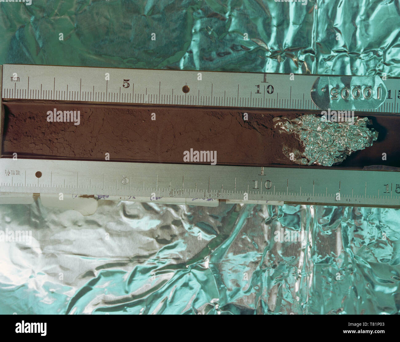 Apollo 11 Core Sample, 1969 Stock Photo - Alamy