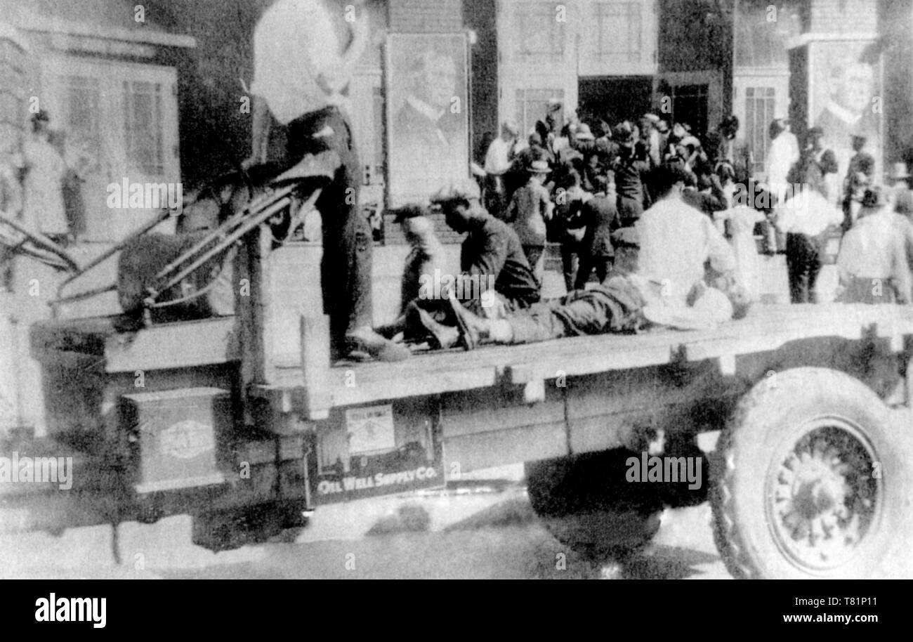 Tulsa Race Riot, 1921 Stock Photo - Alamy