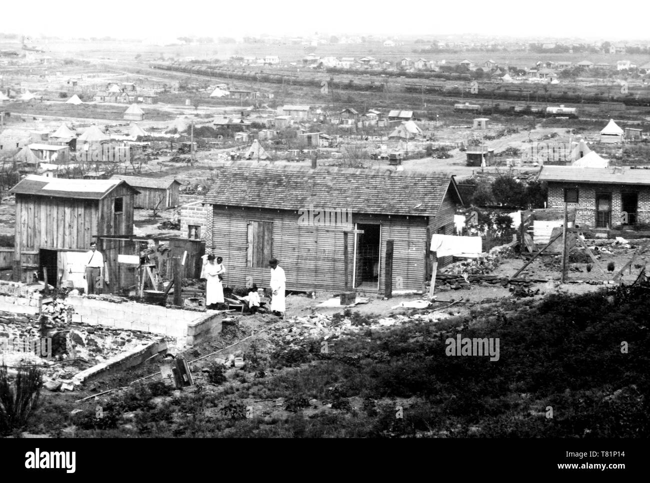 Tulsa Race Riot, Reconstruction, 1921 Stock Photo - Alamy