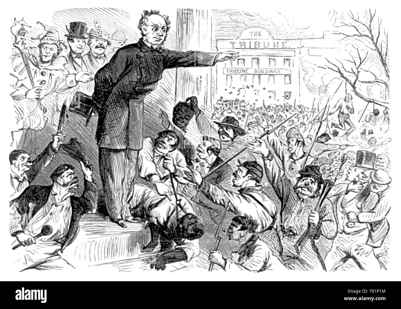 New York City Draft Riots Of 1863 Cut Out Stock Images And Pictures Alamy