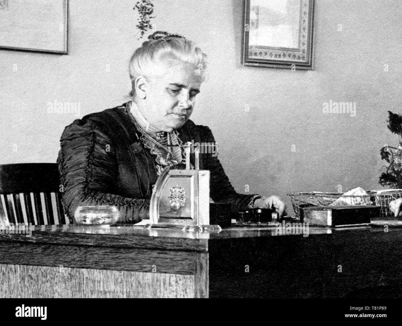 Anna Howard Shaw, American Suffragette and Methodist Minister Stock ...
