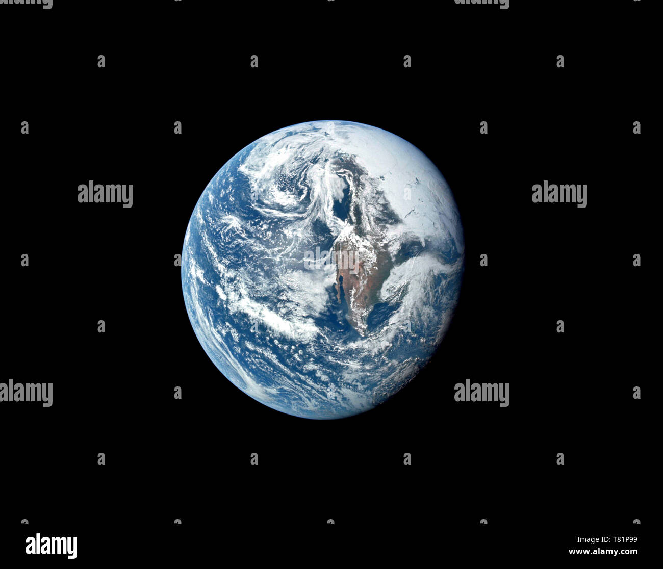 View of Earth from Apollo 10 Stock Photo - Alamy