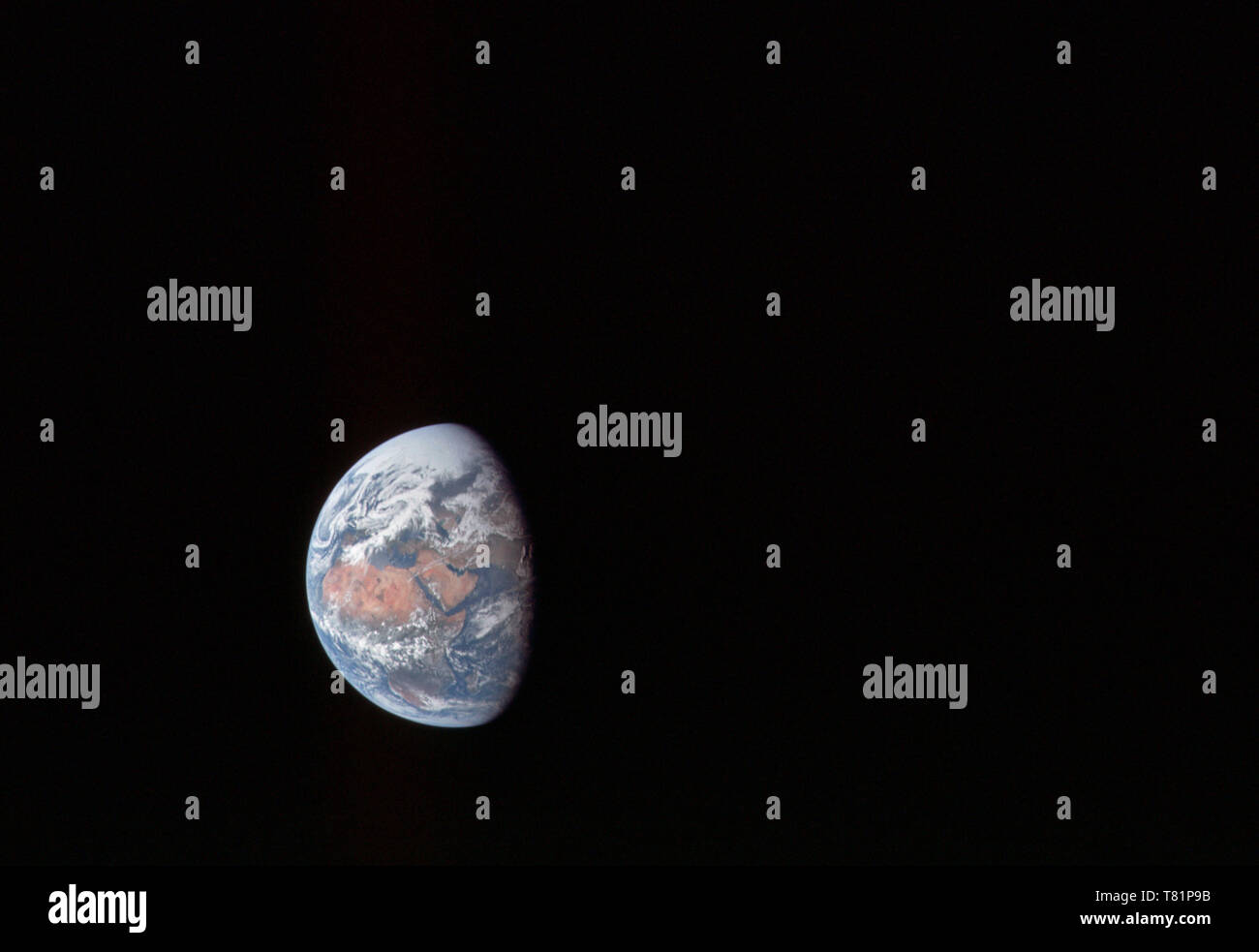 View of Earth from Apollo 10 Stock Photo - Alamy
