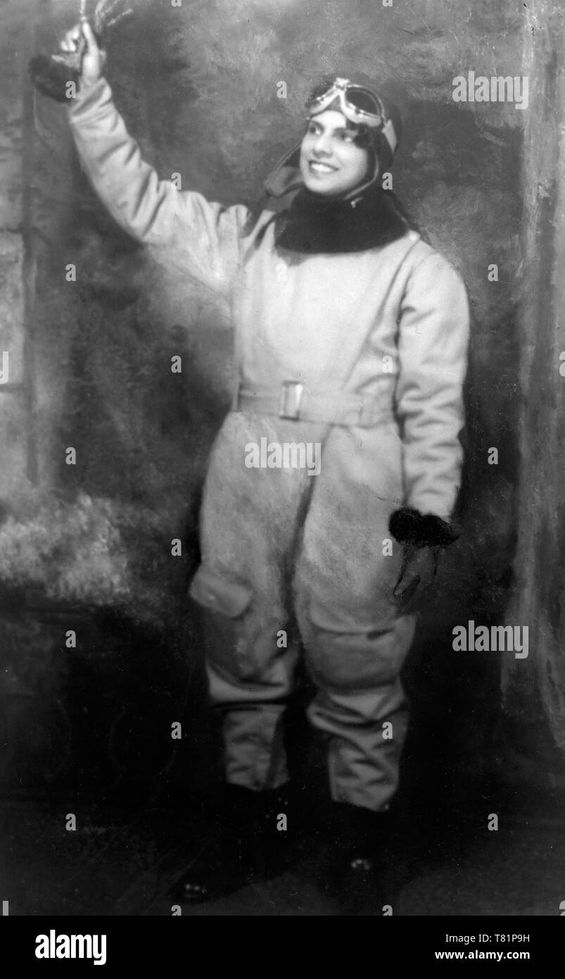 Willa Brown, American Aviatrix and Activist Stock Photo - Alamy