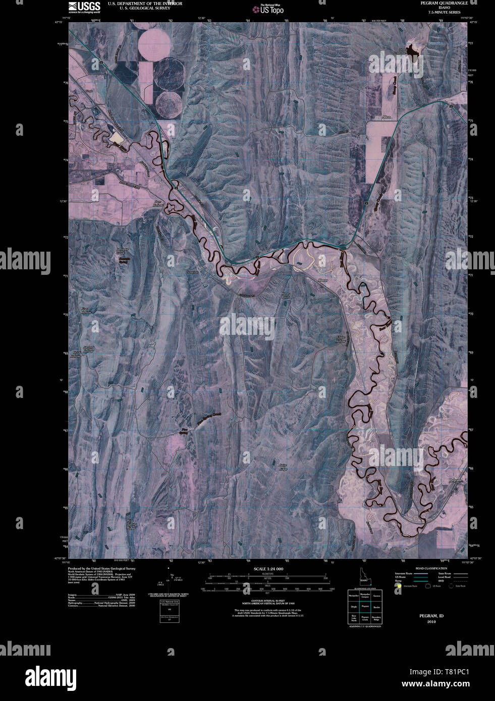 Pegram map hi-res stock photography and images - Alamy