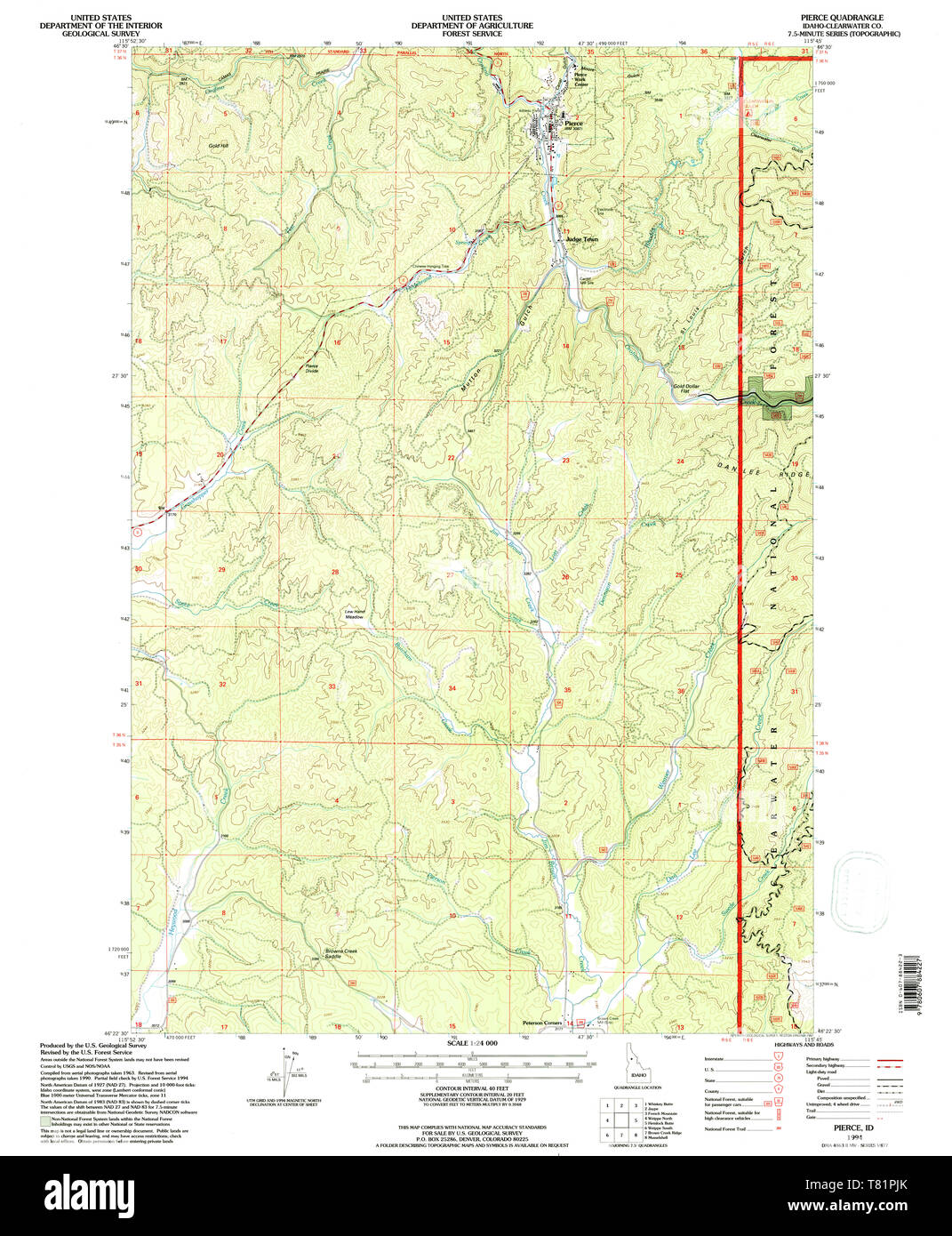 Pierce idaho hi-res stock photography and images - Alamy