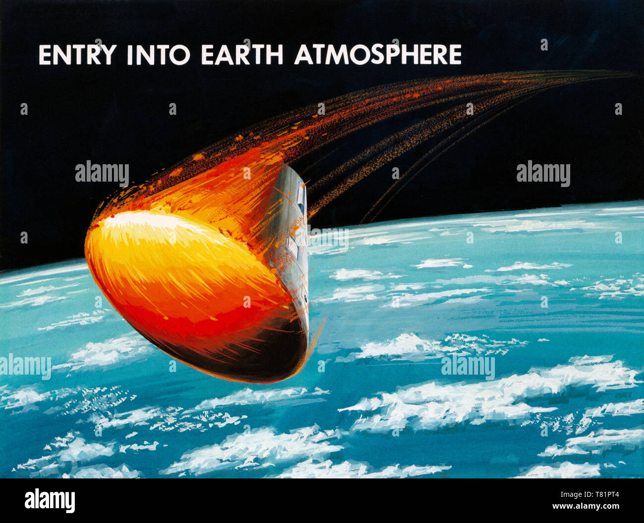 NASA, Apollo Spacecraft Entry, 1966 Stock Photo - Alamy